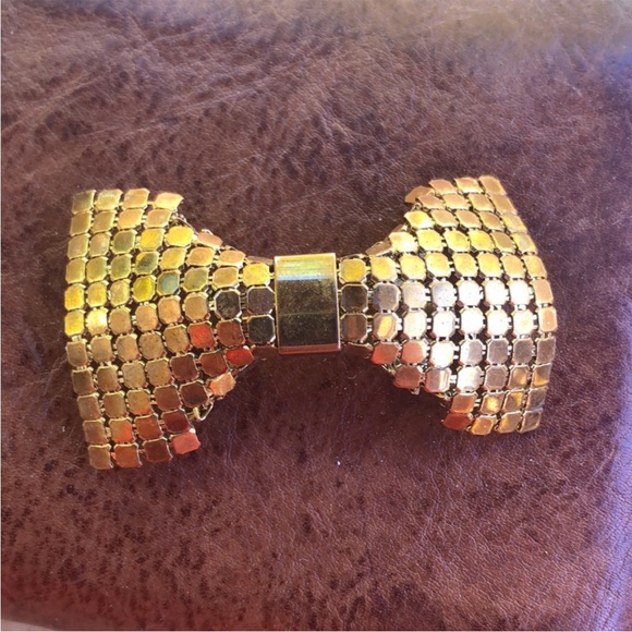 Jewelry | Vintage Mesh Bow Tie Pin | Poshmark